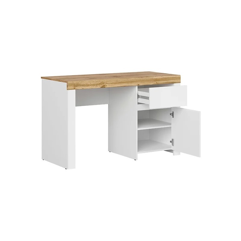 Biurko Holten S440 Black Red White - domowanie.pl