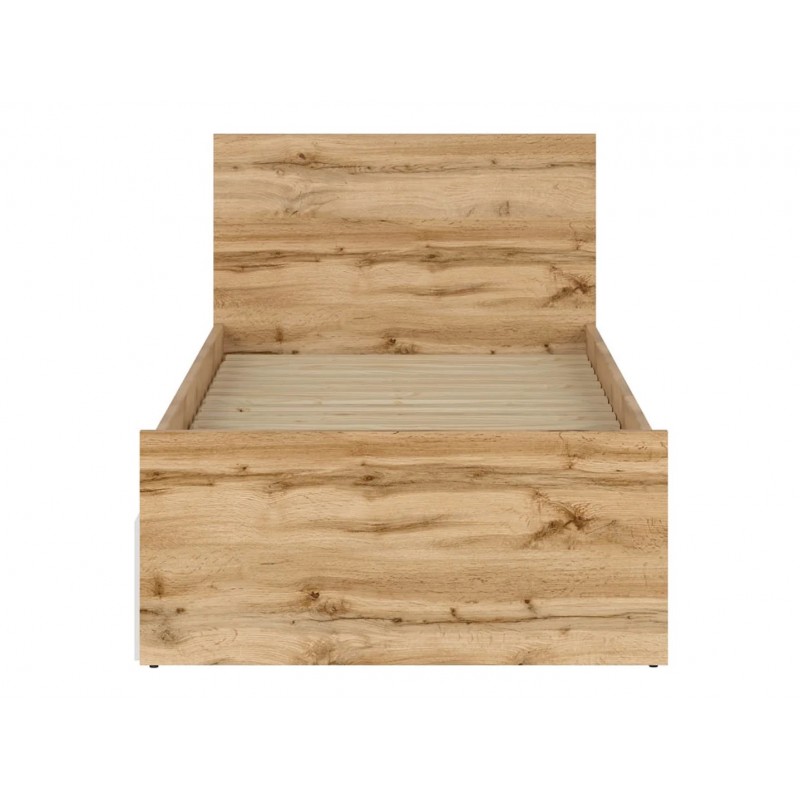 Łóżko 90 Nuis Black Red Whit