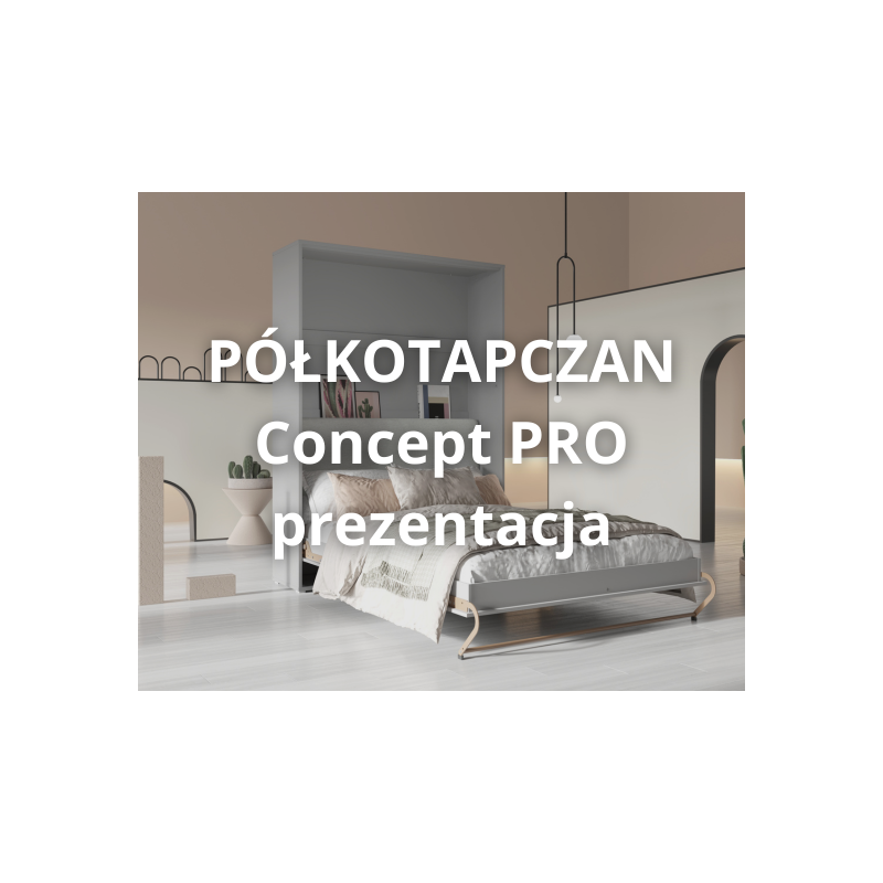 Półkotapczan Poziomy Concept Pro CP-05 120X200 Biały Połysk Lenart
