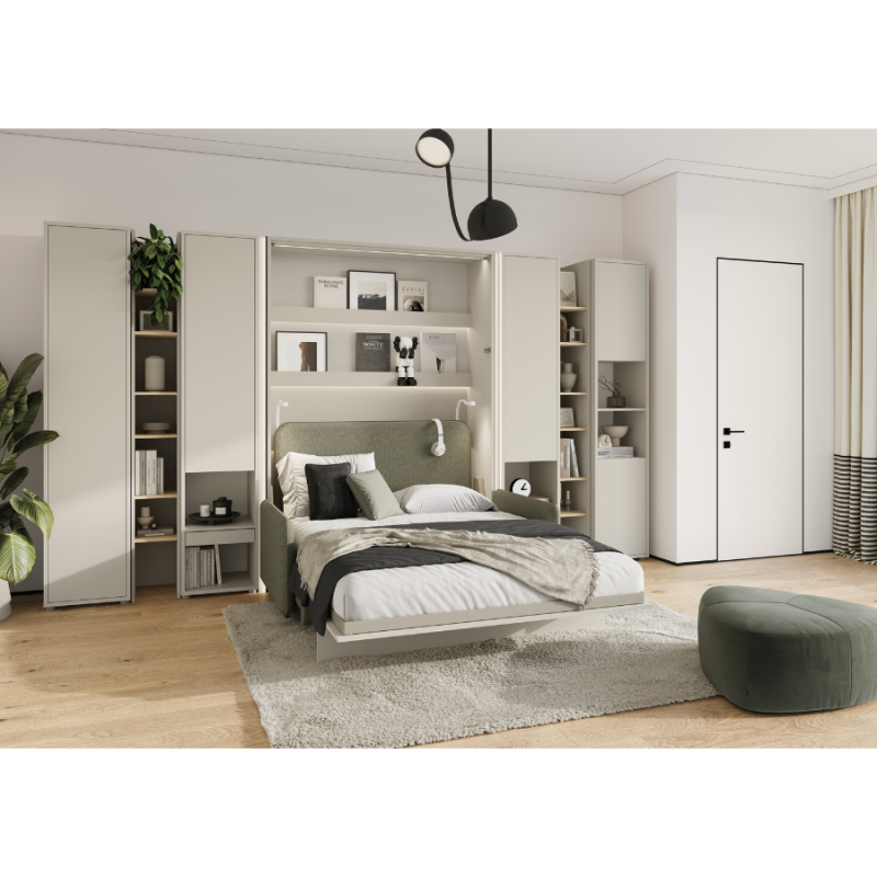 Nadstawka BED CONCEPT BC-09 do półkotapczanu poziomego 140x200 Lenart Kaszmir - domowanie.pl