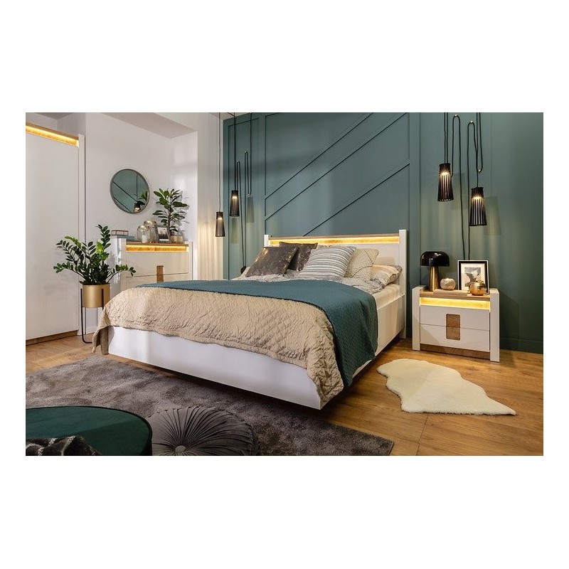 Szafa Alameda SZF3D2S Black Red White - domowanie.pl