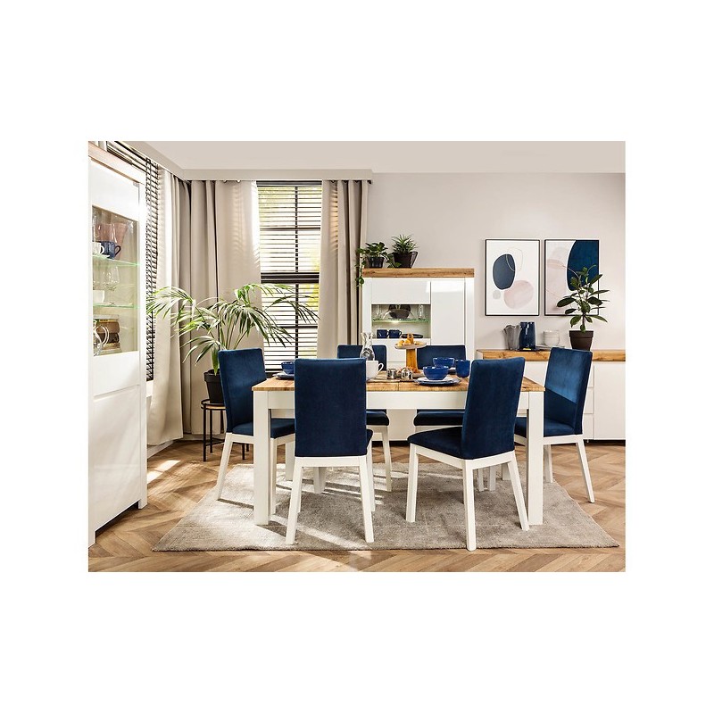 Stół Holten Black Red White - domowanie.pl