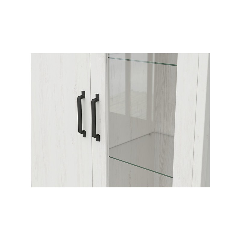 Witryna Loksa REG1D1W Black Red White - domowanie.pl